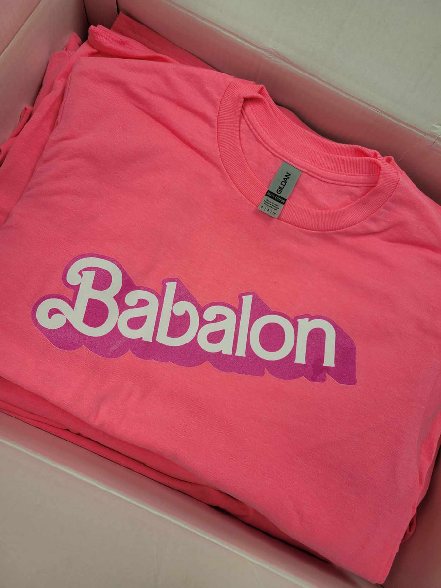 Limited edition pink Babalon T-Shirt. – Silky Screens